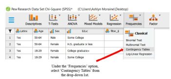 Running and Interpreting a Chi-Square Test in JASP – Exploring ...